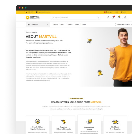 Martvill - A global multi vendor e-commerce platform to Sell Anything