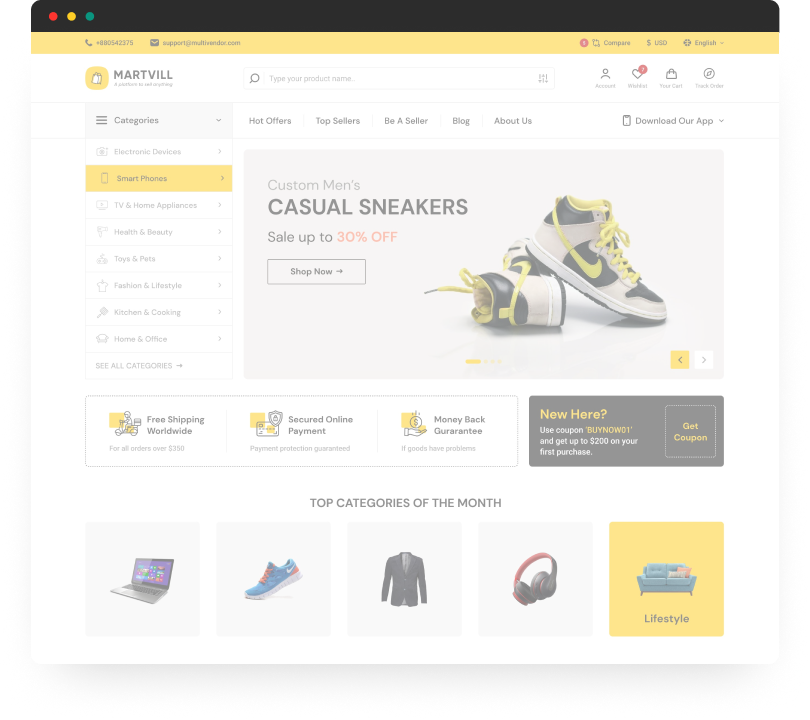 Martvill - A global multi vendor e-commerce platform to Sell Anything